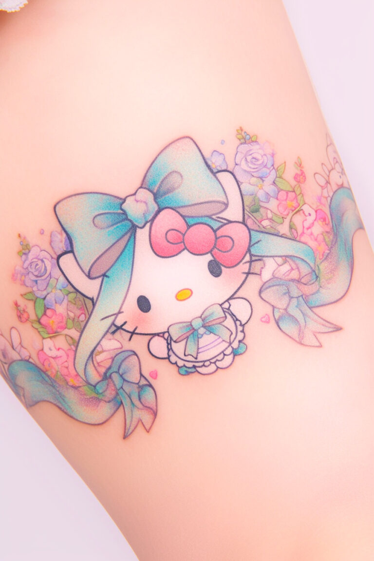 73 Uniquely Stunning Hello Kitty Tattoo Ideas You’ll Love – Refined Aesthetique