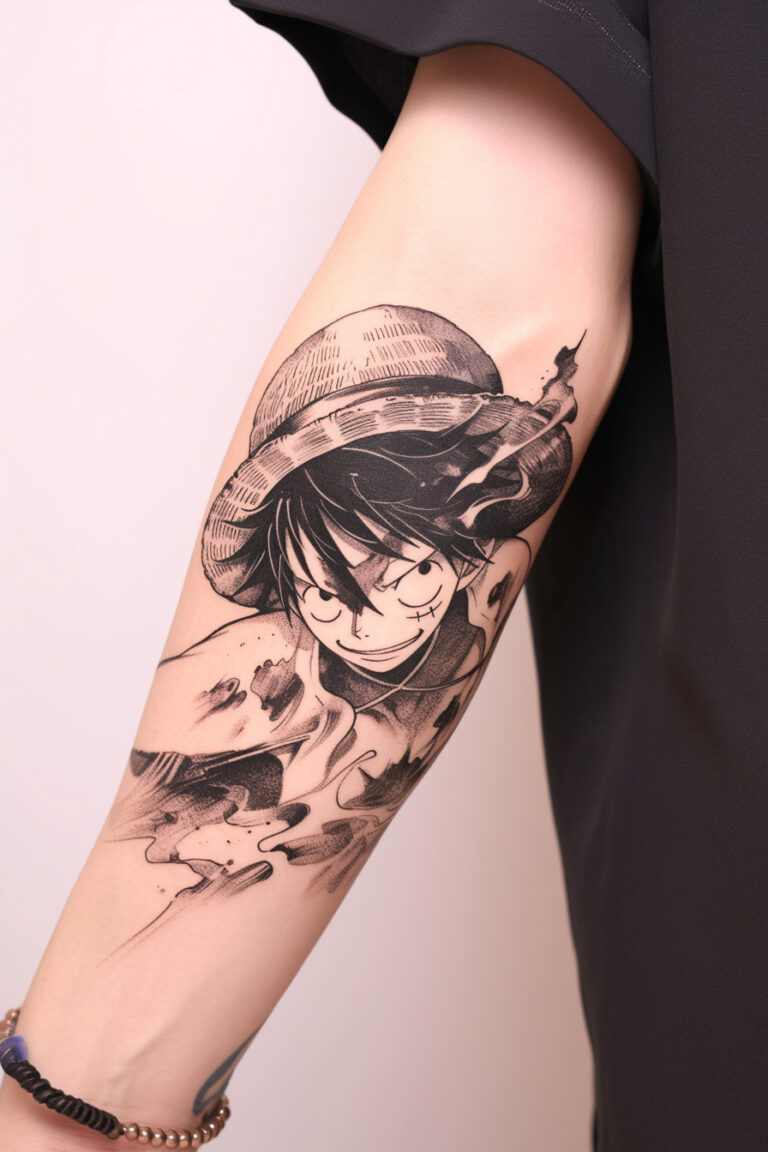 64 Unique One Piece Luffy Tattoo Ideas – Refined Aesthetique