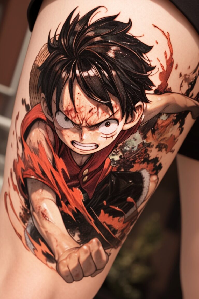 64 Unique One Piece Luffy Tattoo Ideas – Refined Aesthetique