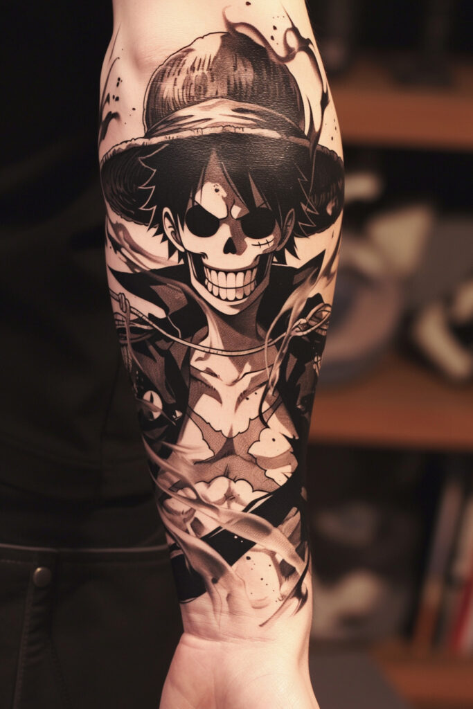 64 Unique One Piece Luffy Tattoo Ideas – Refined Aesthetique