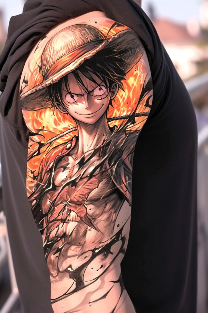 64 Unique One Piece Luffy Tattoo Ideas – Refined Aesthetique