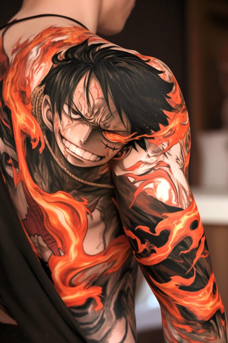 64 Unique One Piece Luffy Tattoo Ideas – Refined Aesthetique
