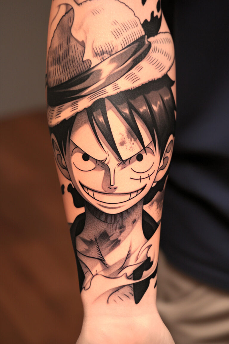 64 Unique One Piece Luffy Tattoo Ideas – Refined Aesthetique