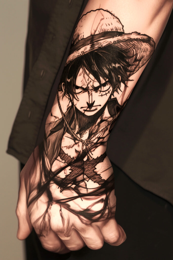 64 Unique One Piece Luffy Tattoo Ideas – Refined Aesthetique