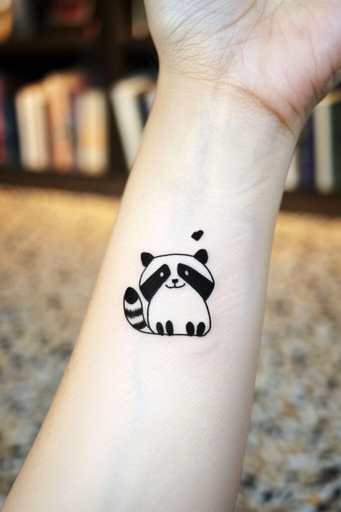 31 Unique Raccoon Tattoo Ideas That Are Not Only Cute But Also Simple ...