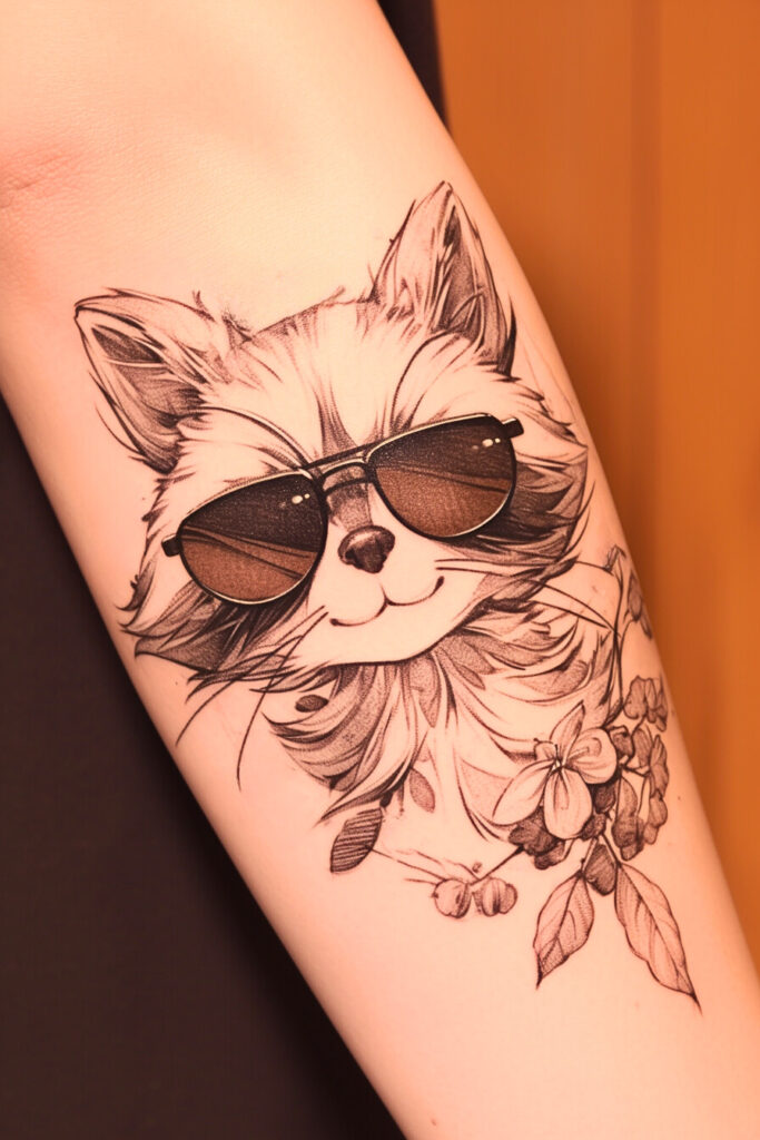 31 Unique Raccoon Tattoo Ideas That Are Not Only Cute But Also Simple ...