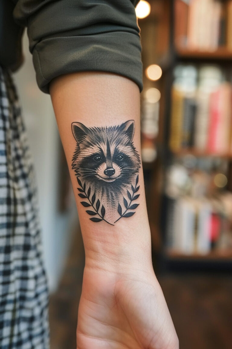 31 Unique Raccoon Tattoo Ideas That Are Not Only Cute But Also Simple ...
