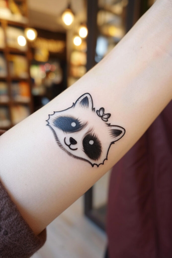 31 Unique Raccoon Tattoo Ideas That Are Not Only Cute But Also Simple ...