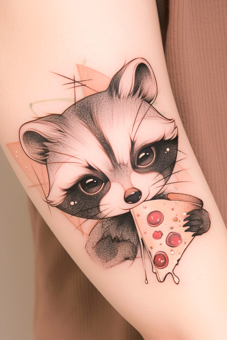 31 Unique Raccoon Tattoo Ideas That Are Not Only Cute But Also Simple ...