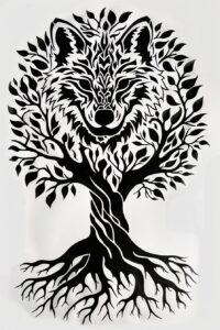 90 Unique Tree of Life Tattoo Stencil Designs & Their Meanings ...