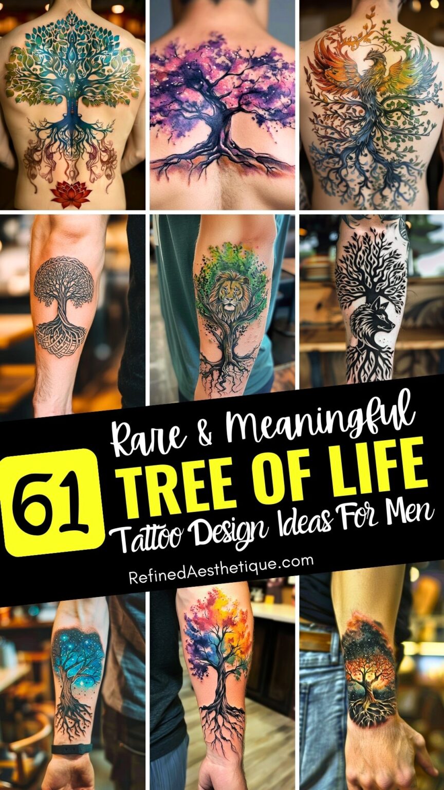 61 Bold and Meaningful Tree of Life Tattoos for Men – Refined Aesthetique