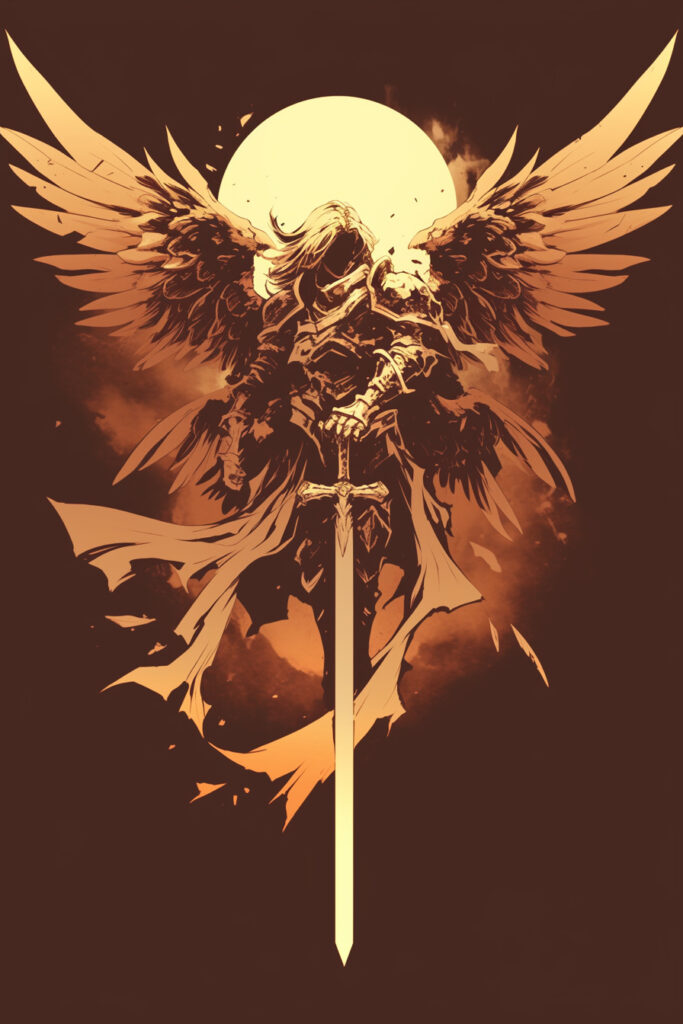 86 Unique Angel Tattoo Stencil Designs For a Timeless & Divine Look ...