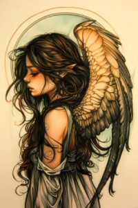 86 Unique Angel Tattoo Stencil Designs For a Timeless & Divine Look ...