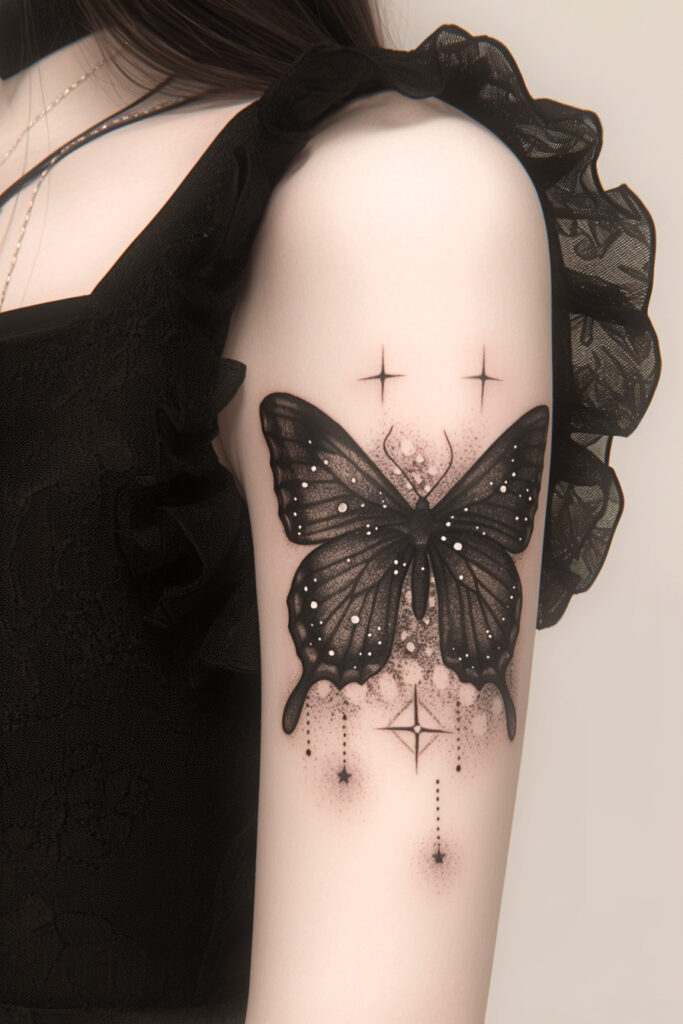 80 Enchanting Black Butterfly Tattoo Ideas You’ll Want to Copy ...