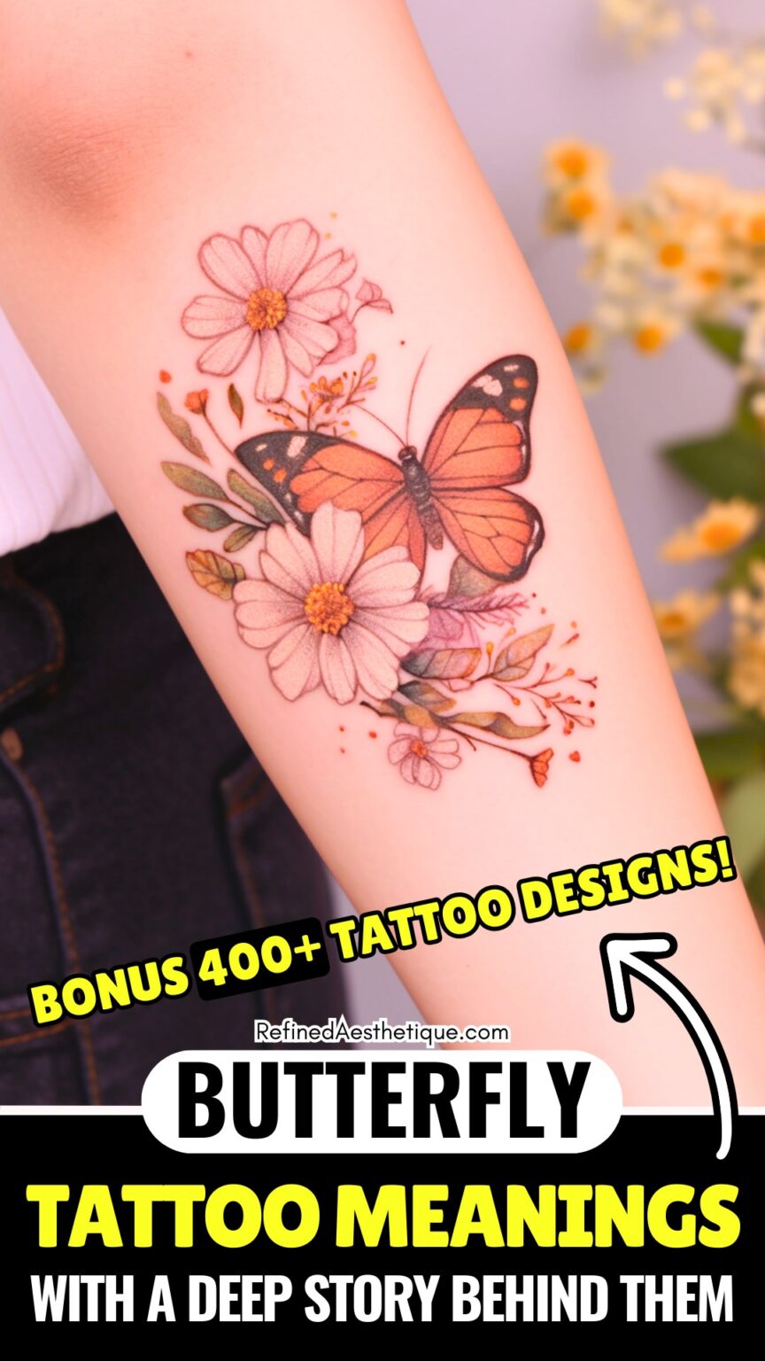 The Ultimate Guide to Butterfly Tattoo Meanings: 20 Species Included ...