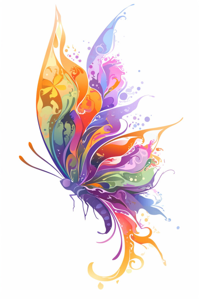 50 Breathtaking Butterfly Tattoo Stencil Designs – Refined Aesthetique