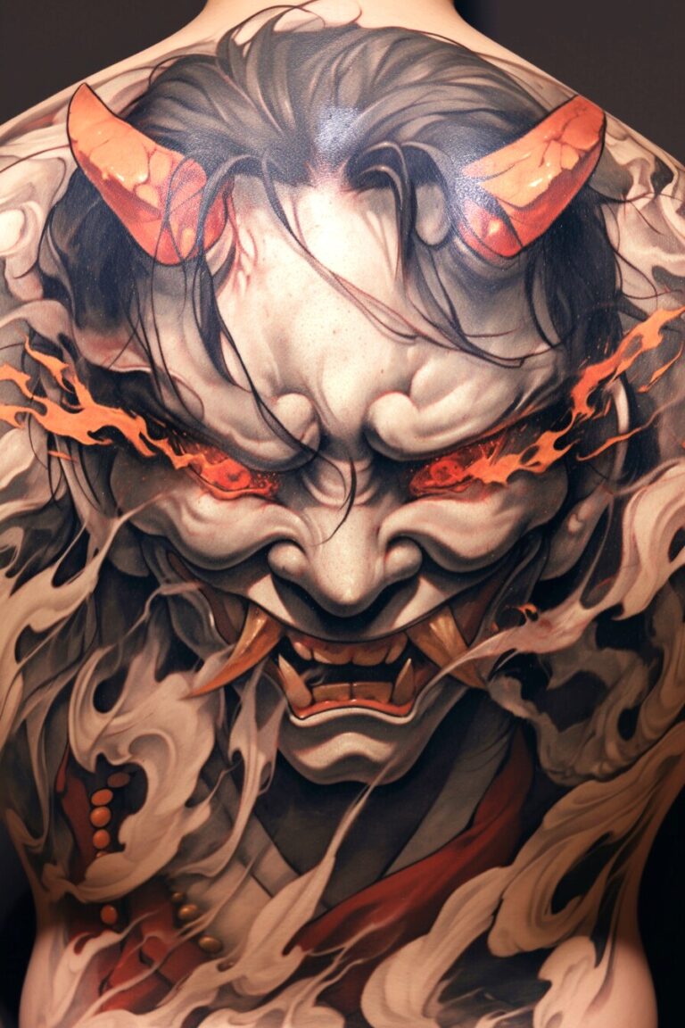 40 Captivating Hannya Mask Tattoo Designs for Bold Ink Lovers – Refined ...