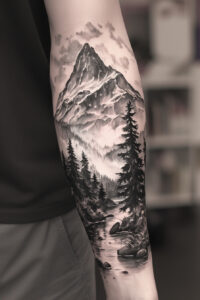 172 Breathtaking Mountain Tattoo Ideas for Nature Lovers – Refined ...