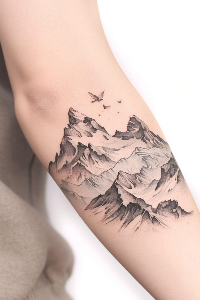 172 Breathtaking Mountain Tattoo Ideas for Nature Lovers – Refined ...