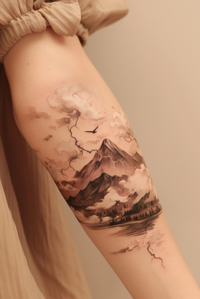 172 Breathtaking Mountain Tattoo Ideas for Nature Lovers – Refined ...