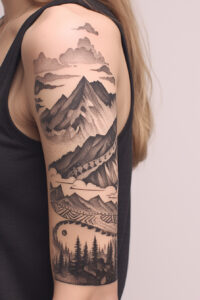 172 Breathtaking Mountain Tattoo Ideas for Nature Lovers – Refined ...