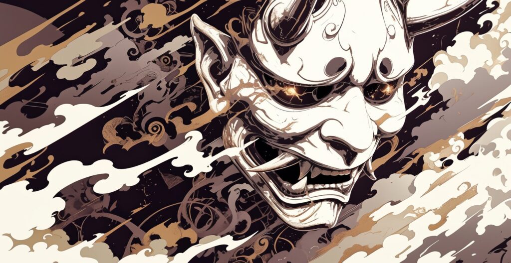 50 Oni Mask Tattoo Design Ideas That Channel Ancient Japanese Spirits ...