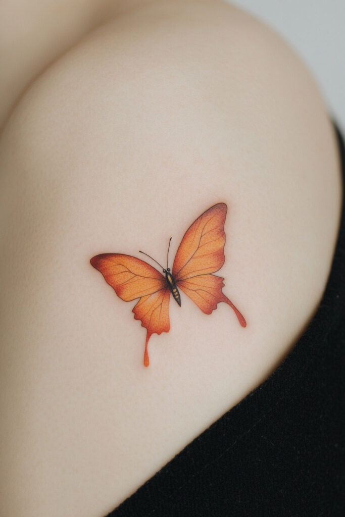 40 Beautiful Small Butterfly Tattoo Design Ideas – Refined Aesthetique