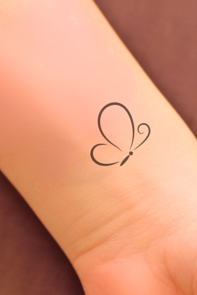 45 Simple Butterfly Tattoos Perfect For a Minimalist Look – Refined ...