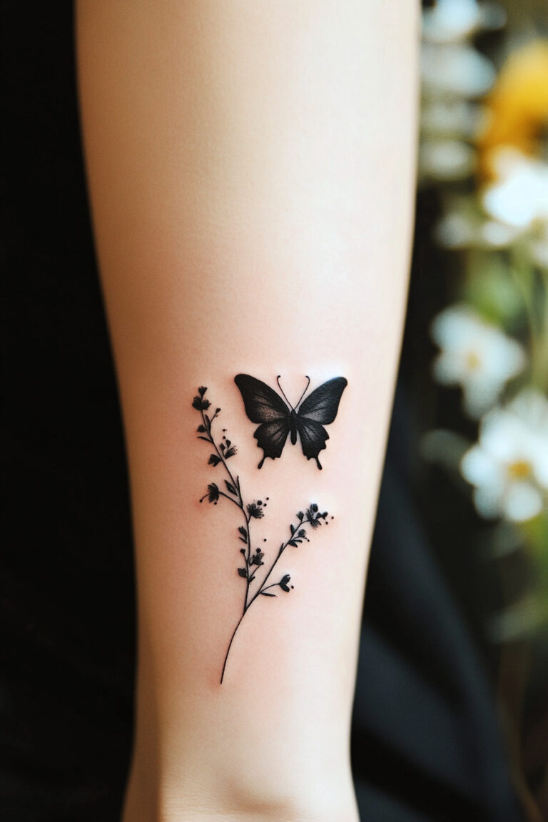 190 Aesthetic Butterfly Tattoo Design Ideas For Women & Their Meanings ...