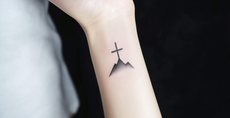 77 Chic and Simple Mountain Tattoo Design Ideas for Every Minimalist ...