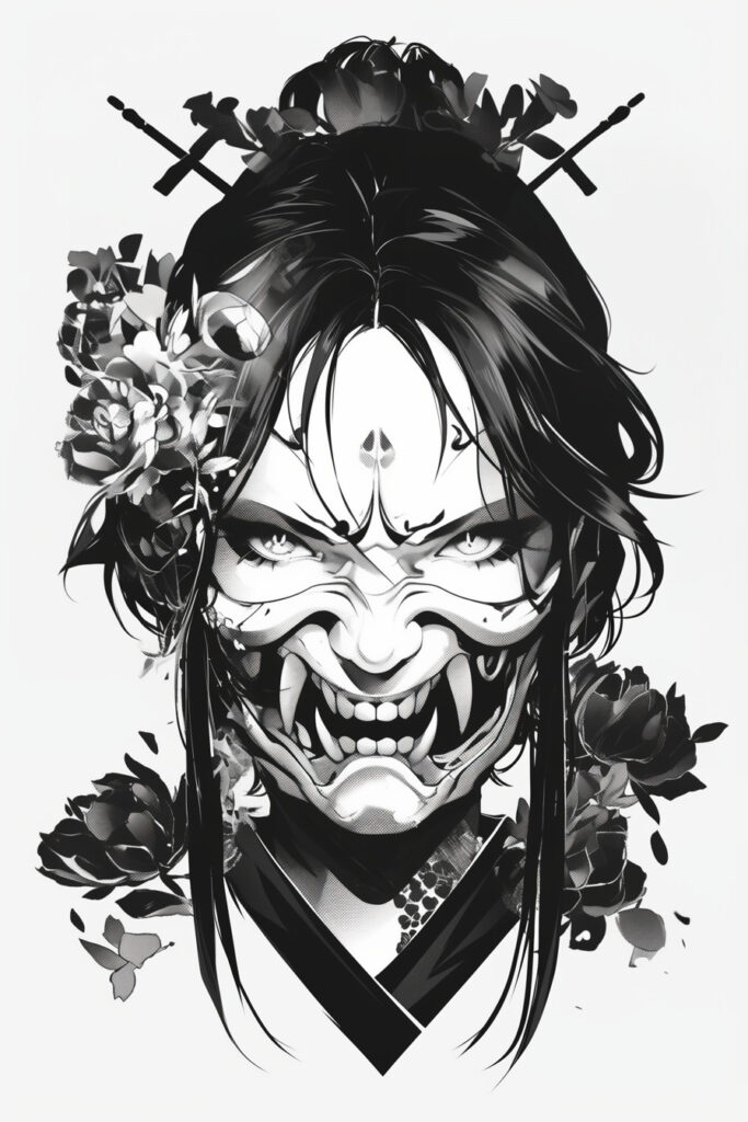 40 Captivating Hannya Mask Tattoo Designs For Bold Ink Lovers Refined