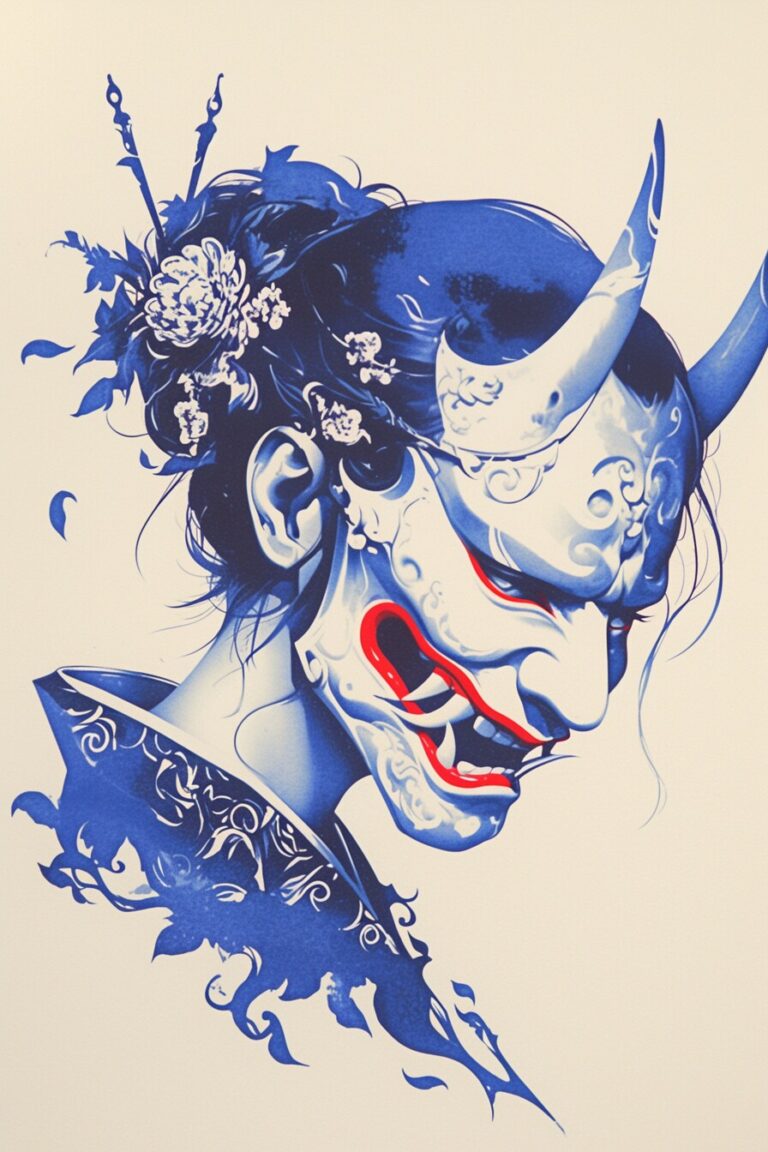 40 Captivating Hannya Mask Tattoo Designs for Bold Ink Lovers – Refined ...