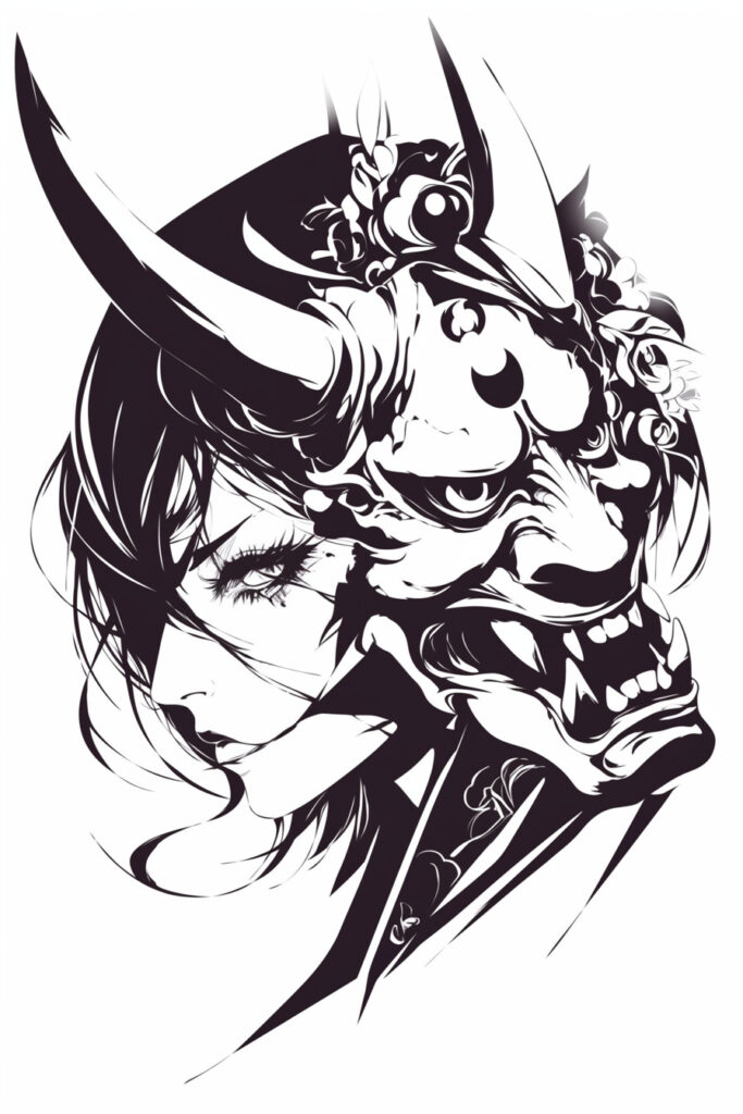 40 Captivating Hannya Mask Tattoo Designs for Bold Ink Lovers – Refined ...