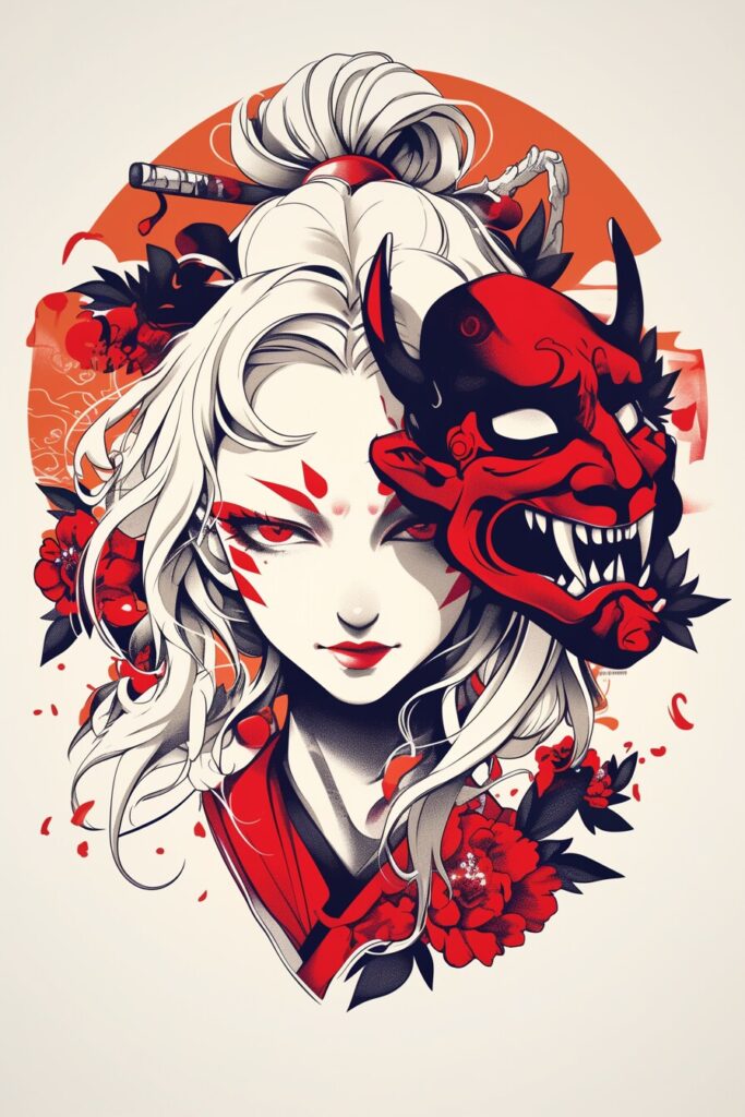 40 Captivating Hannya Mask Tattoo Designs for Bold Ink Lovers – Refined ...