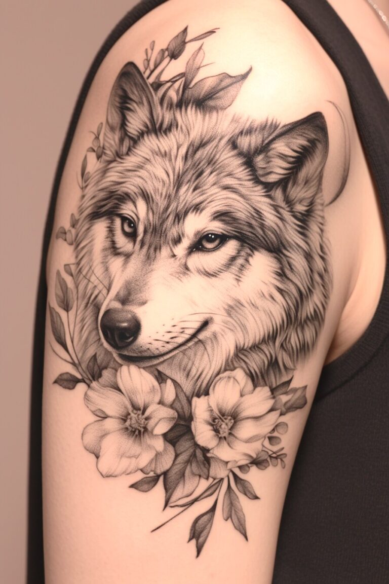 60 Uniquely Gorgeous Wolf Tattoo Ideas For Women – Refined Aesthetique