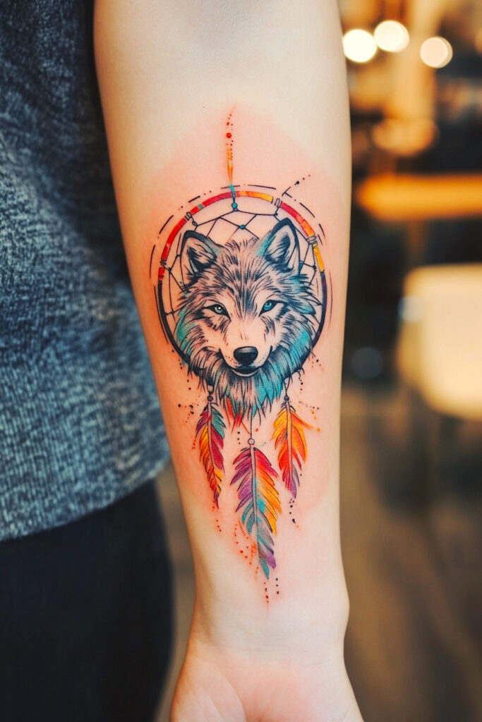 60 Uniquely Gorgeous Wolf Tattoo Ideas For Women – Refined Aesthetique