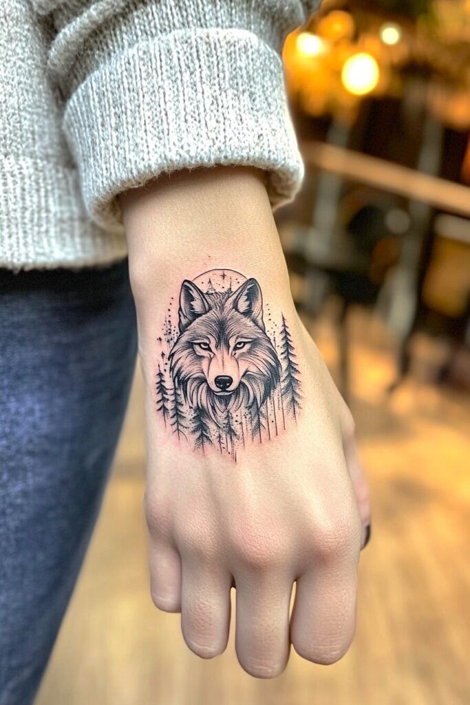60 Uniquely Gorgeous Wolf Tattoo Ideas For Women – Refined Aesthetique