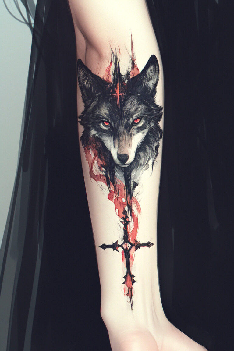 60 Uniquely Gorgeous Wolf Tattoo Ideas For Women – Refined Aesthetique