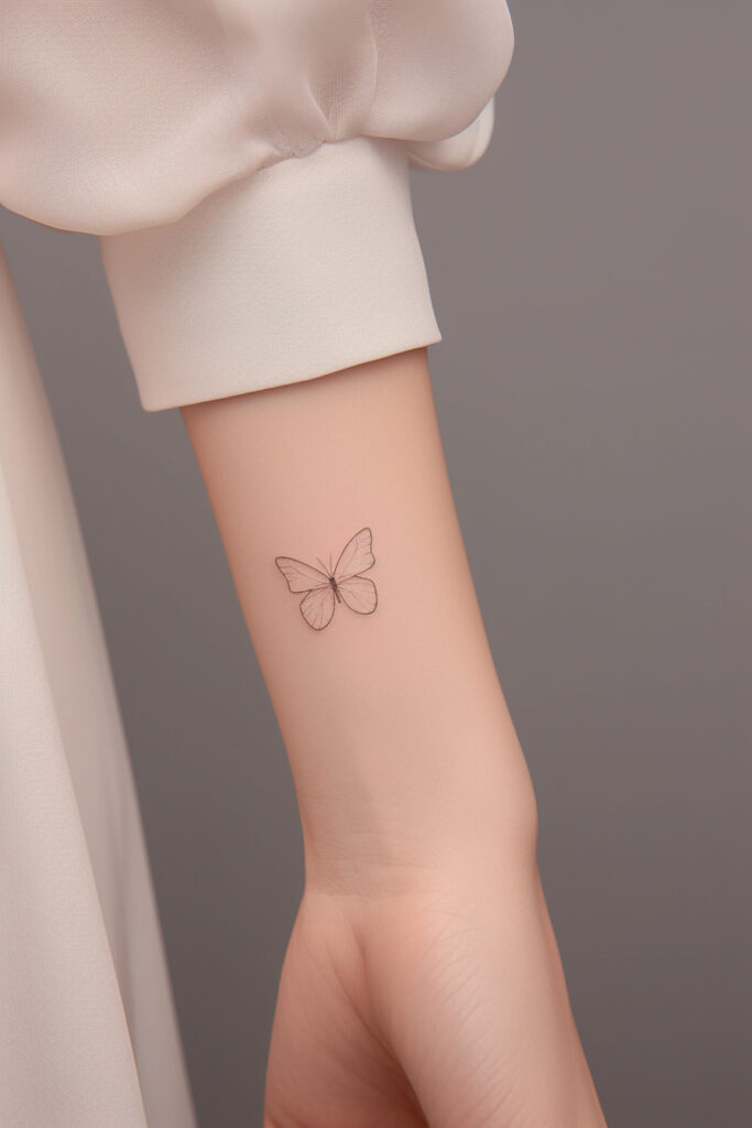 40 Beautiful Small Butterfly Tattoo Design Ideas – Refined Aesthetique