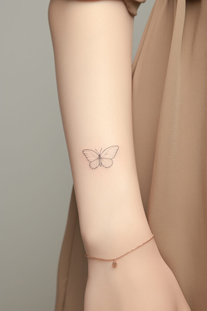 40 Beautiful Small Butterfly Tattoo Design Ideas – Refined Aesthetique