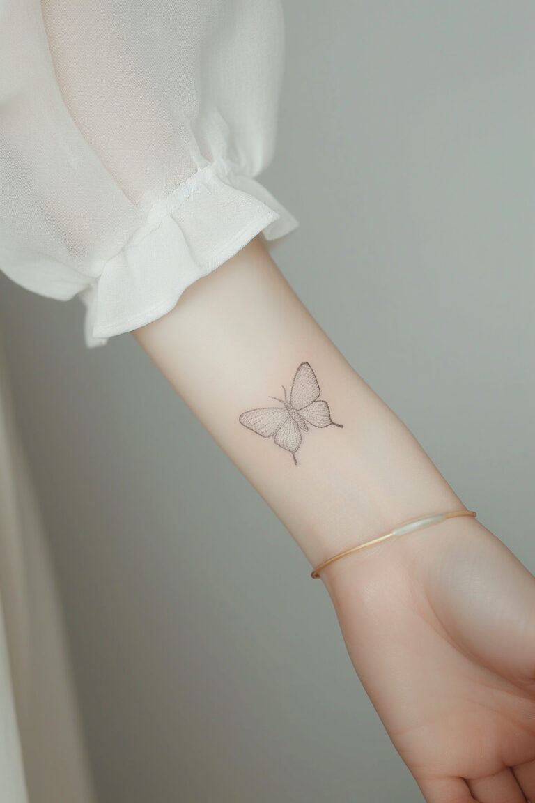 40 Beautiful Small Butterfly Tattoo Design Ideas – Refined Aesthetique