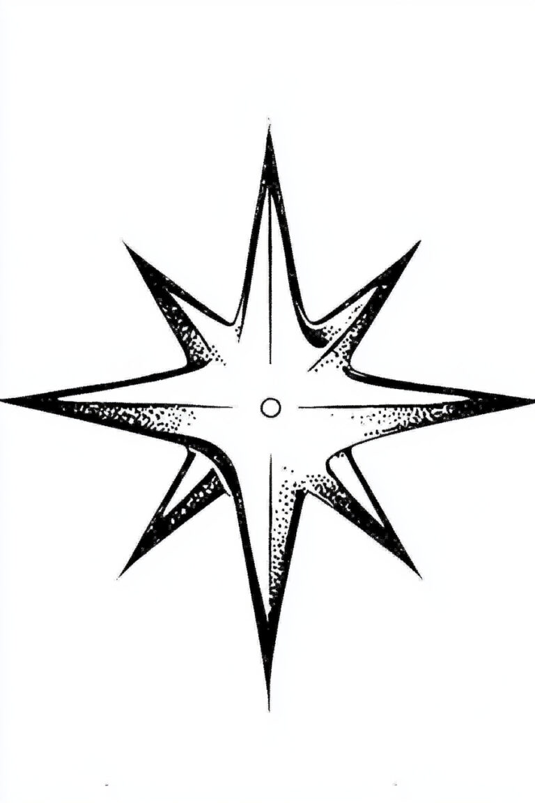 35 Stylish Star Tattoo Stencils for a Cosmic Touch – Refined Aesthetique