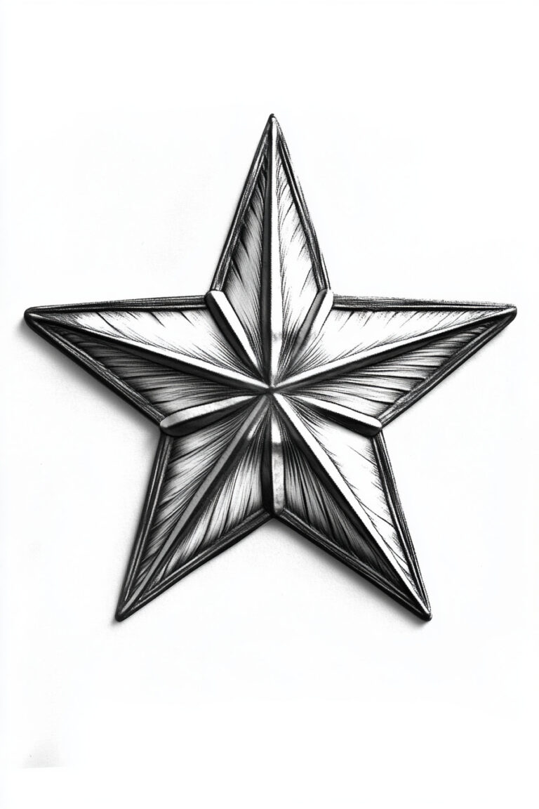 35 Stylish Star Tattoo Stencils for a Cosmic Touch – Refined Aesthetique