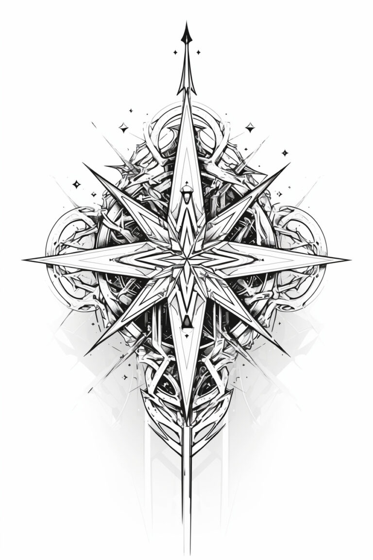 35 Stylish Star Tattoo Stencils for a Cosmic Touch – Refined Aesthetique